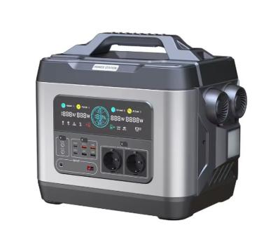 China Portable Power Station 3000W 3200Wh LiFePO4 Solar Generator Pure Sine Wave for sale