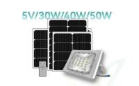 China High Brightness Waterproof Ip67 Remote Control Outdoor Led Solar Flood Light for sale