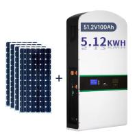 China 48V 100Ah LiFePO4 Battery 5.12kWh Solar Storage with 6000 Cycles Smart BMS for sale