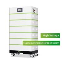 China Stacked 100Ah LiFePO4 Battery 51.2V 15-40kWh High Voltage Energy Storage System for sale