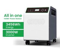 China 3kWh LiFePO4 Portable Power Station 25.6V 135Ah All-in-One Home Energy Storage with 2000W Inverter for sale