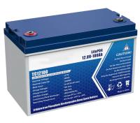China 12V 100Ah LiFePO4 Lithium Battery with Built-in BMS for RV Marine Solar Energy Storage for sale
