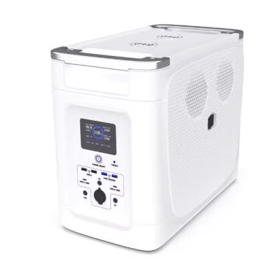 China Portable Power Station 2048Wh LiFePO4 Battery 2000W AC Output Solar Generator for Outdoor Camping for sale