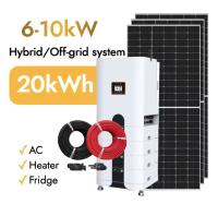 China Hybrid All In One Solar Power System 3 Phase 10kW 30kWh LiFePO4 Battery Storage for sale