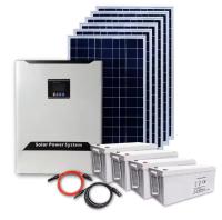 China 5KW Off Grid Solar Power System Pure Sine Wave Home Energy Storage 48V 220V for sale