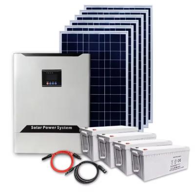 China 5KW Off Grid Solar Power System Pure Sine Wave Home Energy Storage 48V 220V for sale