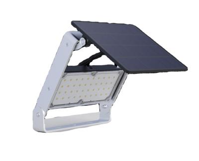 China Solar LED Flood Light 5W Motion Sensor Outdoor Garden Wall Lamp DC 3.7V 850lm IP65 for sale