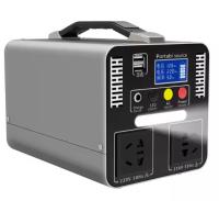 China 300W Portable Power Station Pure Sine Wave 300Wh Lithium Battery Solar Generator Camping Emergency Power Supply for sale