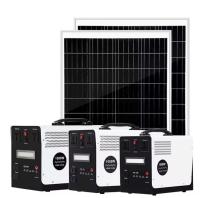 China Portable Solar Power System 500W 1000W 1500W LiFePO4 Battery Generator Home Solar Power Bank for sale