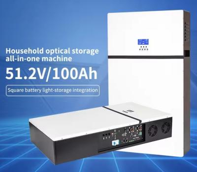 China Home All-In-One Energy Storage System 10kW 200Ah LiFePO4 Battery with Inverter for sale