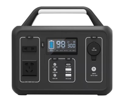 China 280Wh 300W Portable Solar Generator Pure Sine Wave UPS 12V 110V 220V LiFePO4 Power Bank for sale