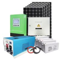 China Commercial Hybrid Grid Solar PV System 1KW to 10KW Home Energy Storage with MPPT Controller for sale