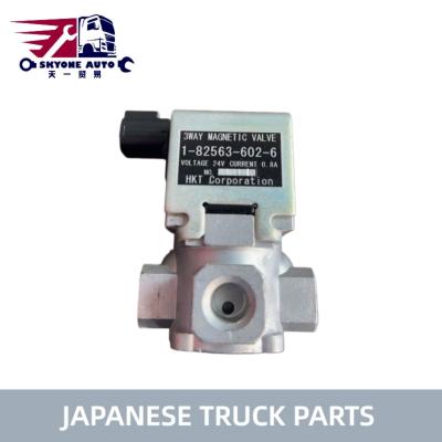 China Magnetic Valve 1-82563602-0 for ISUZU FVR34 6HK1 6HK1T Japanese Truck Parts for sale