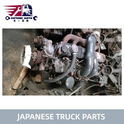 China Used FUSO Fighter 6D17 Engine with 6 Speed Transmission Japanese Truck Parts Good Condition for sale
