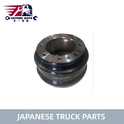 China HINO 500 Brake Drum 43512-4350 J08C J08CT Truck Parts AK1J RK1J 43512-4350 for sale