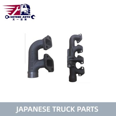 China Original Isuzu Engine Parts 8-97600970-0 8-97602056-0 Exhaust Manifold Pipes for ISUZU FVR 6HK1 ZX330 ZX360 Japanese truck parts for sale
