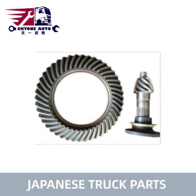 China Japanese Truck Parts Final Drive Gear Set 1-41210602-0 Ratio 7/45 1 Use For ISUZU CXH CXZ 6WA1 6WG1 Isuzu Truck Parts for sale