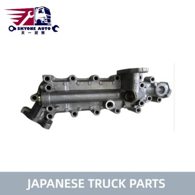 China Japanese Truck Parts Oil cooler cover 15711-1150 15711-1360 15701-1160 for HINO EH07D H07D Truck HINO ENGINE PARTS for sale