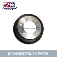 China Japanese truck parts 43512-0W050 6 HOLES Brake Drum for HINO 300 N04C/N04CT C Truck Hino Engine Parts for sale