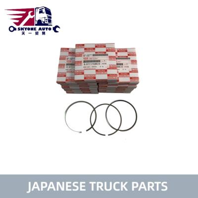 China Japanese truck parts Piston Ring 8971176860 8-97117686-0 for ISUZU 4BD2 4BD2T 4BD1  Truck ISUZU TRUCK PARTS for sale