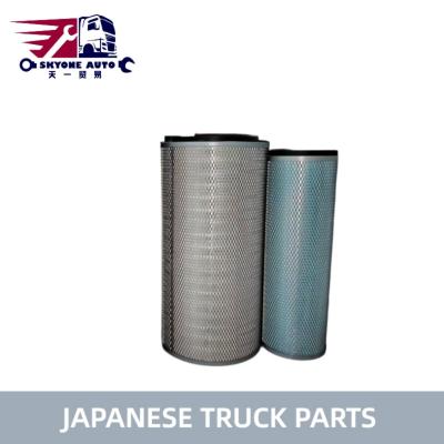 China Japanese truck parts Air Cleaner Filter 17801-2480 178012480 for HINO 500 J08C Truck Hino Engine Parts for sale