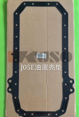 China Hino 300 N04C J05E Engine Oil Pan Gasket for Kobelco Excavator Parts for sale