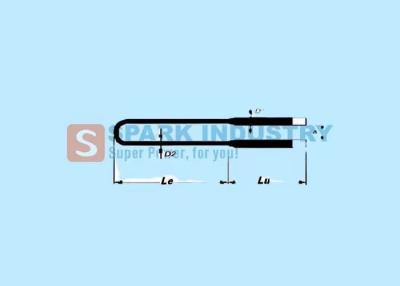 China Experimental Furnace MoSi2 Heating Element Rod U Shaped Heating Element for sale