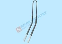 China Industrial Kilns 1650C Molybdenum Disilicide Electric Heating Element Hot End Inclined 45 Degrees for sale