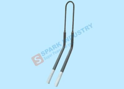 China Industrial Kilns 1650C Molybdenum Disilicide Electric Heating Element Hot End Inclined 45 Degrees for sale