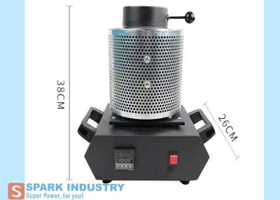 China Metal Induction Electric Melting Furnace 2000C Degree High Frequency Small Portable for sale