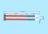 China 1450 ℃ Silicon Carbide Heating Element, Complete Specifications For Industrial Smelting Furnace for sale