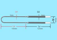 China 1800 ℃ MoSi2 Electric Heating Element, U-Type, Industrial Electric Furnace Heating Element for sale