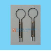 China Heating element of industrial furnace, 1700 ℃ MoSi2 electric heating element for sale