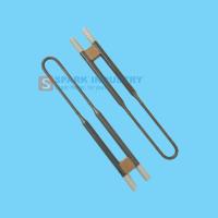 China 1800C U W MoSi2 Rod Heater Heating Element Molybdenum Disilicide For Furnace for sale