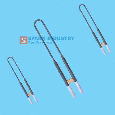 China High Temperature 1750℃  MoSi2 Heating Element 9/18mm Diameter for sale