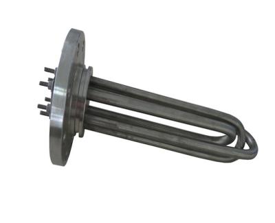 China Power 600W Resistive Heating Element 220V Flange Heating Pipe 304 Stainless Steel for sale