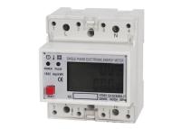 China Rental House use Re-settable Single Phase Din Rail Energy Meter With Reset Function for sale