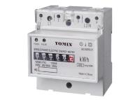 China Class 1 Accuracy Single Phase Two Wire Analog Din Rail Energy Meter with Pulse Output for sale