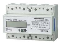 China Three Phase 4 Wire Din Rail KWH Meter With Far Infrared and RS485 for sale