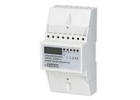 China 100A Max Current 3 Phase Din Rail KWH Meter With Backlight Source LCD Display for sale