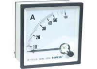 China European Style Moving Iron Analog Ammeter , Moving Coil Analogue Panel Meters With CT Operated for sale