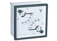 China Distribution Box / Generator Used Panel Meters , Analog Display Type / Panel Volt Meter Dual for sale