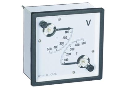 China Distribution Box / Generator Used Panel Meters , Analog Display Type / Panel Volt Meter Dual for sale