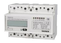 China Four Wire Active & Reactive Three Phase Watt Hour Meter Din Rail for sale