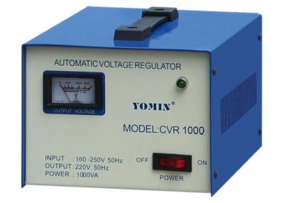 China CVR 1000VA Automatic Home Stabilizer , AC Relay Type Voltage Stabilizer High Protection for sale