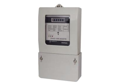 China Residential / Industrial Use Active Three Phase Watt Hour Meter Electronic With Four Wire for sale