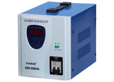China AC Single Phase Automatic Voltage Stabilizer , 2000VA Power Supply Servo Motor Stabilizer for sale