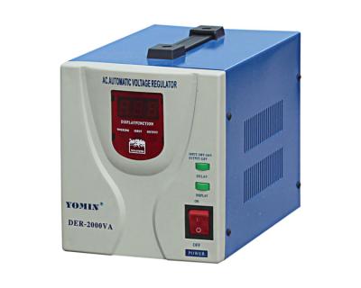 China Digital AC Video Relay Type Stabilizer , Automatic Voltage Stabilizer Single Phase 2000VA for sale