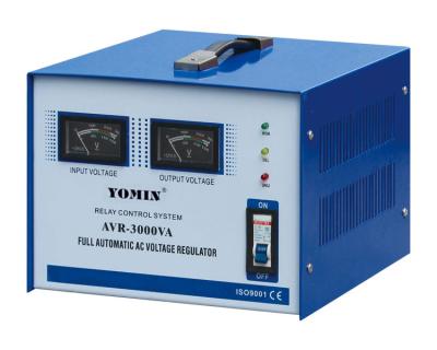 China Single Phase Relay Type Stabilizer , Meter Display Electromechanical Control Stabilizer for sale