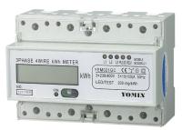 China RS485 Modbus Three Phase Energy Meters ,  Electronic kWH Meter With CT operated for sale